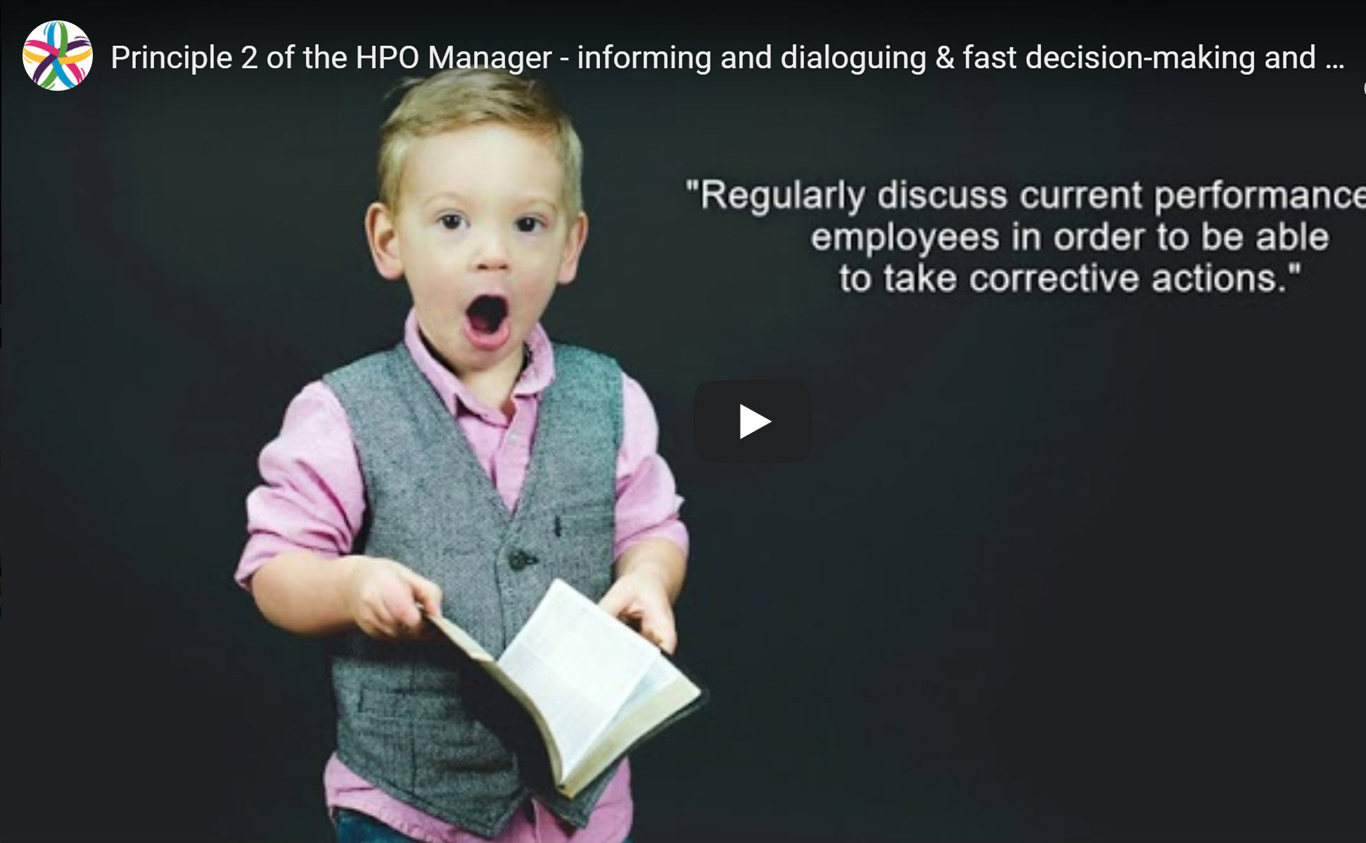 Principle 2 of the HPO Manager - informing and dialoguing & fast ...