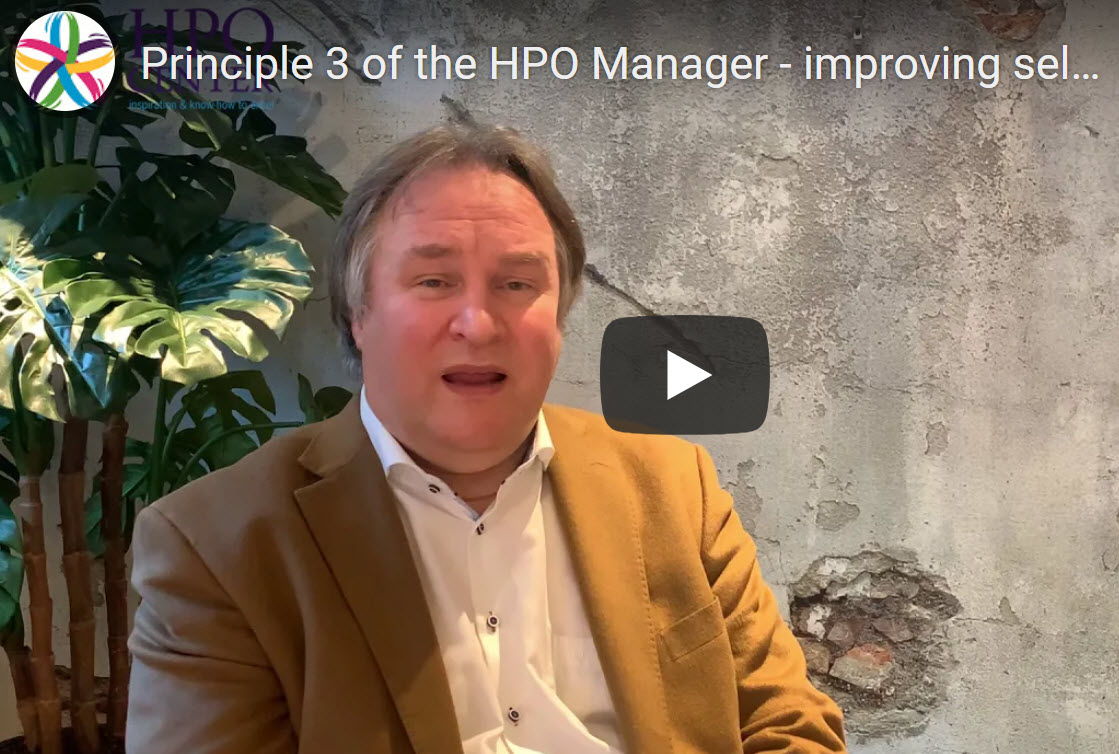 Principle 3 of the HPO Manager- improving self and others & high ...