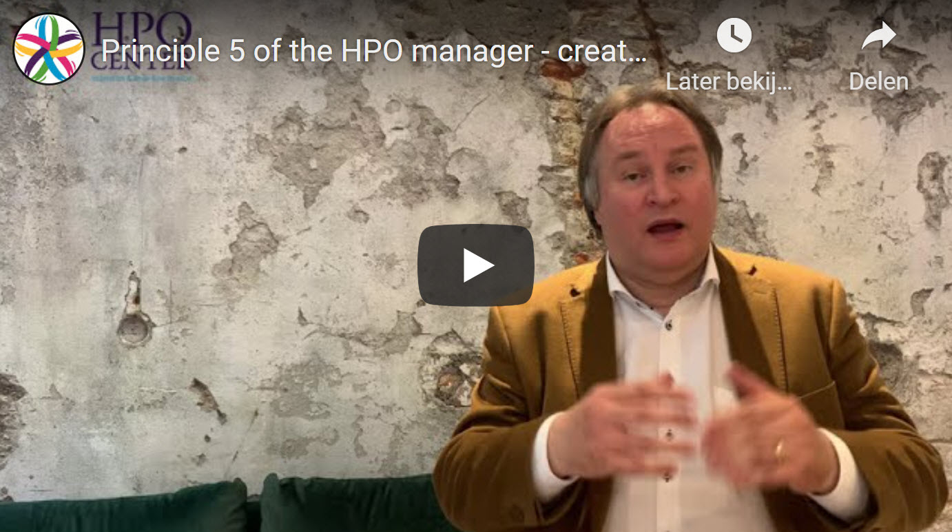 Principle 5 of the HPO manager - creative improvement & fact-based ...